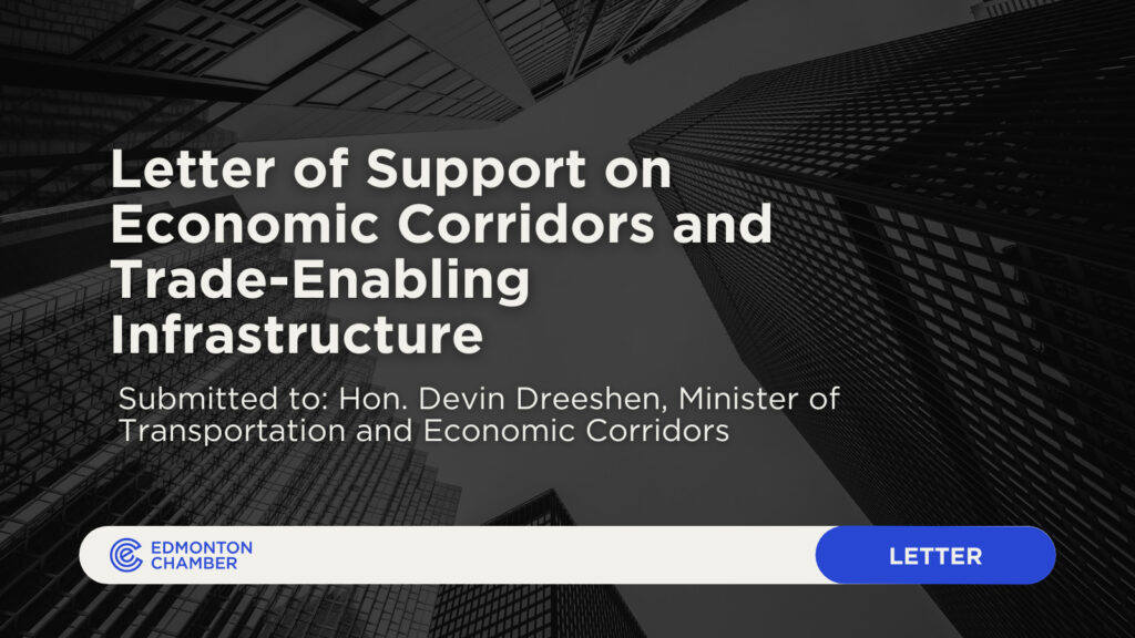 Letter of Support on Economic Corridors and Trade-Enabling ...